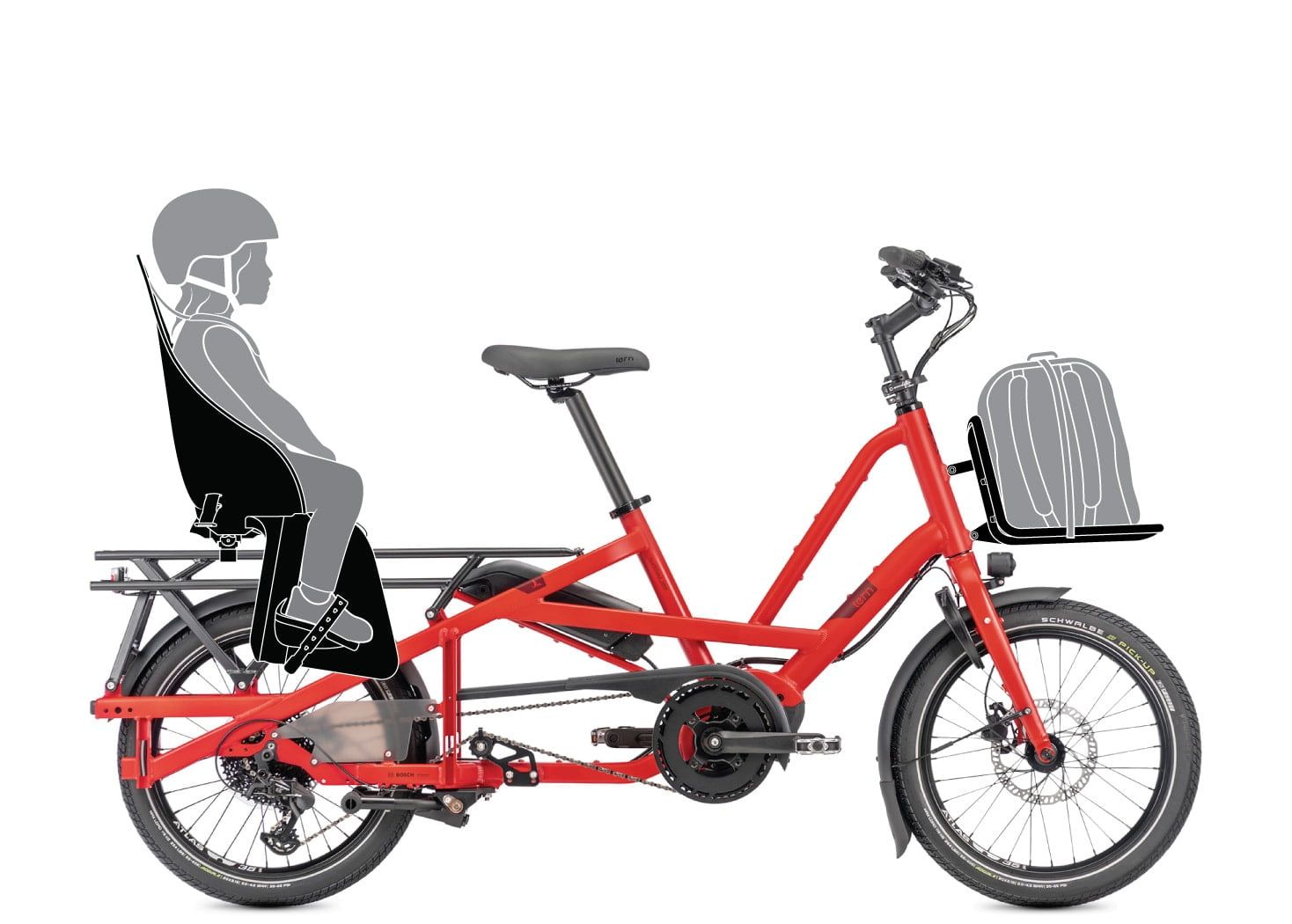 Nouveau TERN Quick Haul Long - TANDEM Lausanne et Riviera. Votre spécialiste 100% vélo électrique.